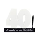 40th Birthday Wooden Numbers | Find Me A Gift