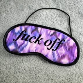 The Bitch is Sleeping Pink Eye Mask | Find Me A Gift