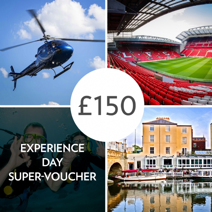 £150 Experience Day Super-Voucher | Find Me A Gift