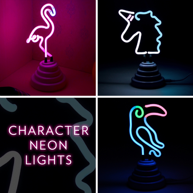 Colourful Character Neon Lights | Find Me A Gift
