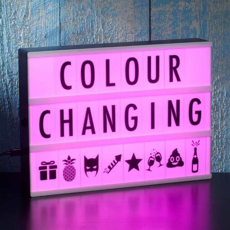Colour Changing A4 Light Box with Remote Control | Find Me A Gift