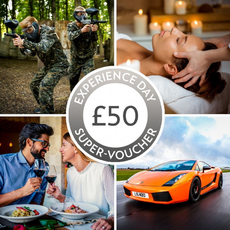 £50 Experience Day Super-Voucher | Find Me A Gift