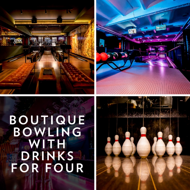 Boutique Bowling for 4 at Play At Pins | Find Me A Gift