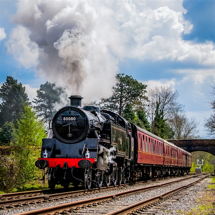 Steam Train Ride for 2 at Ecclesbourne Railway | Find Me A Gift