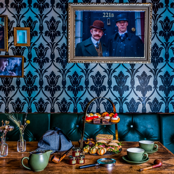 Sherlock Mystery Afternoon Tea For 2 | Find Me A Gift