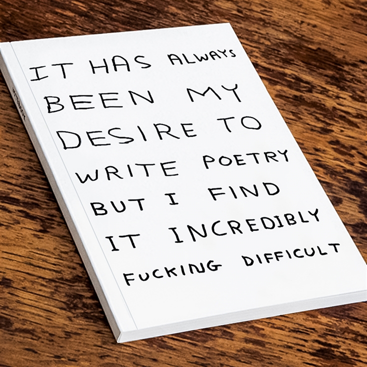 David Shrigley Poetry A5 Notebook | Find Me A Gift