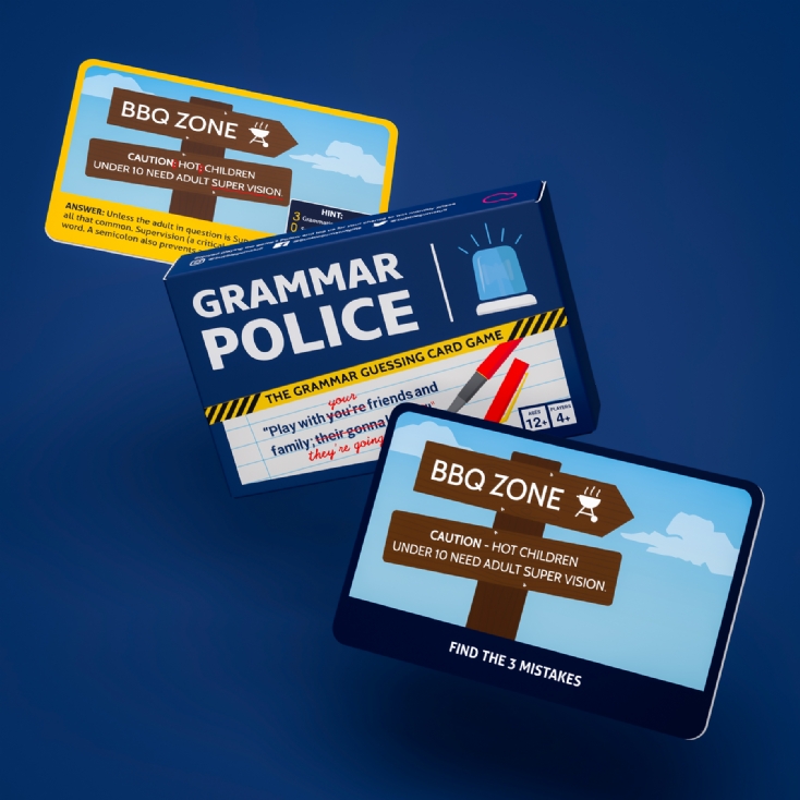 Grammar Police Card Game | Find Me A Gift