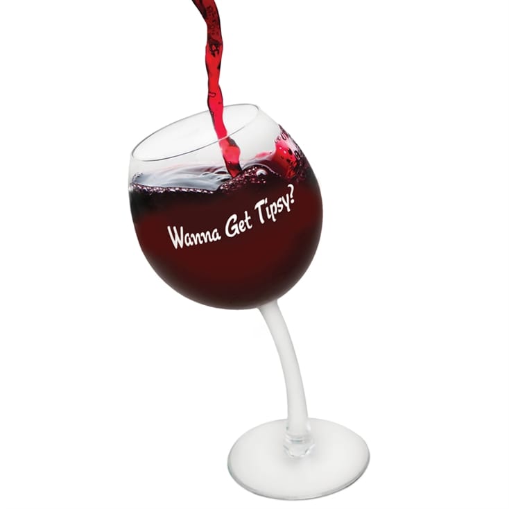 Tipsy Wine Glasses Find Me A T