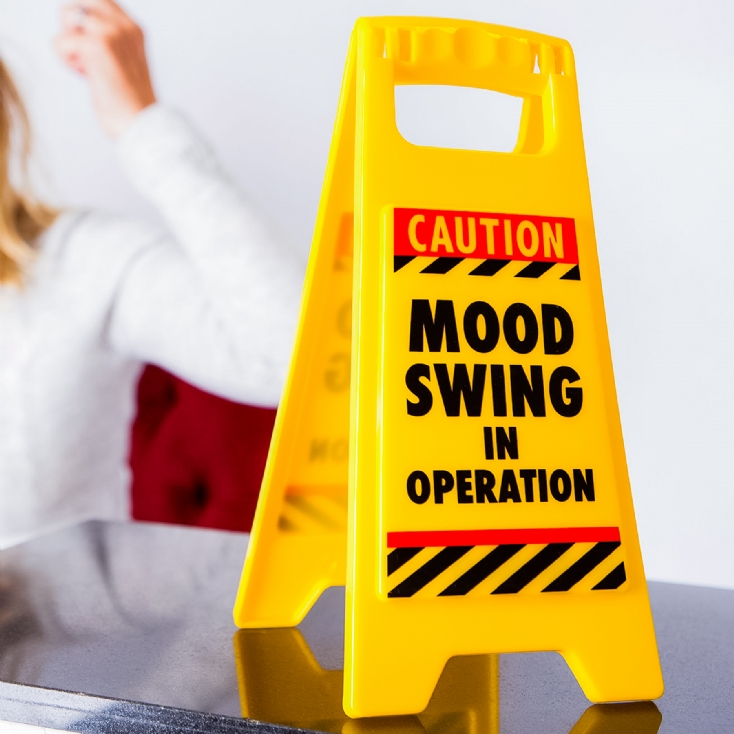 Mood Swing Desk Warning Sign | Find Me A Gift