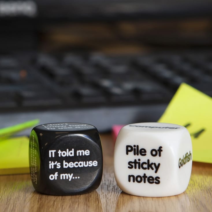 Office Excuses Decision Dice | Find Me A Gift