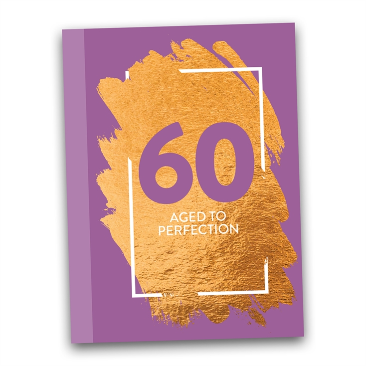 60 - Aged To Perfection - Fun Age Quote Book | Find Me A Gift