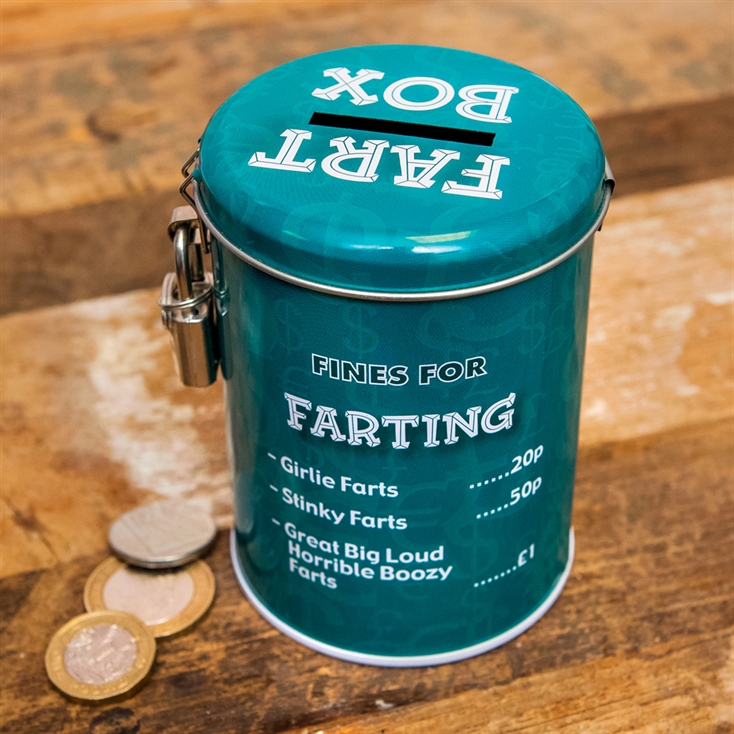 Fines Tin - Farting Money Box | Find Me A Gift