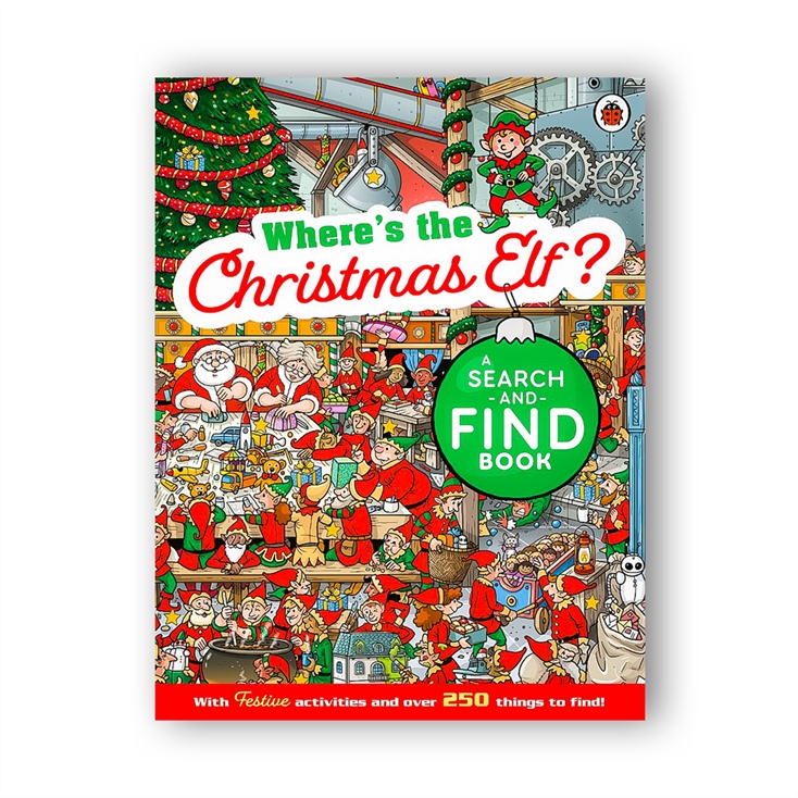 Where's the Christmas Elf? - Search & Find Book | Find Me A Gift