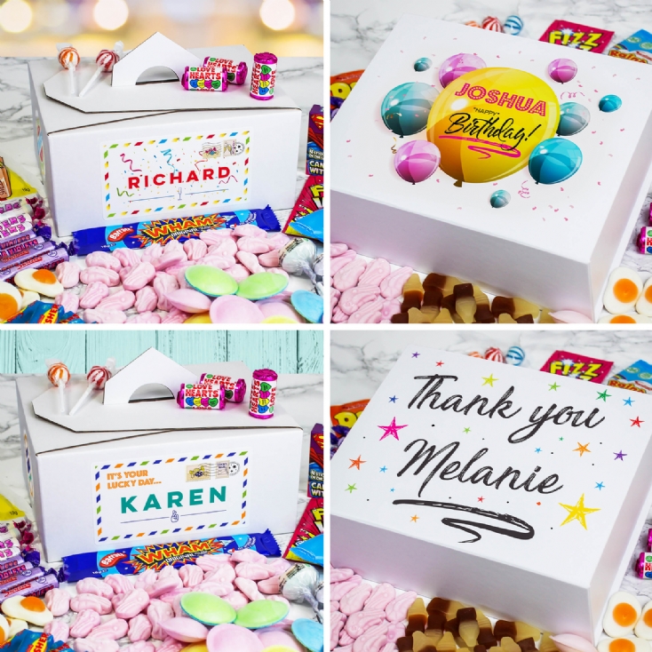 Personalised Sweet Boxes | Find Me A Gift