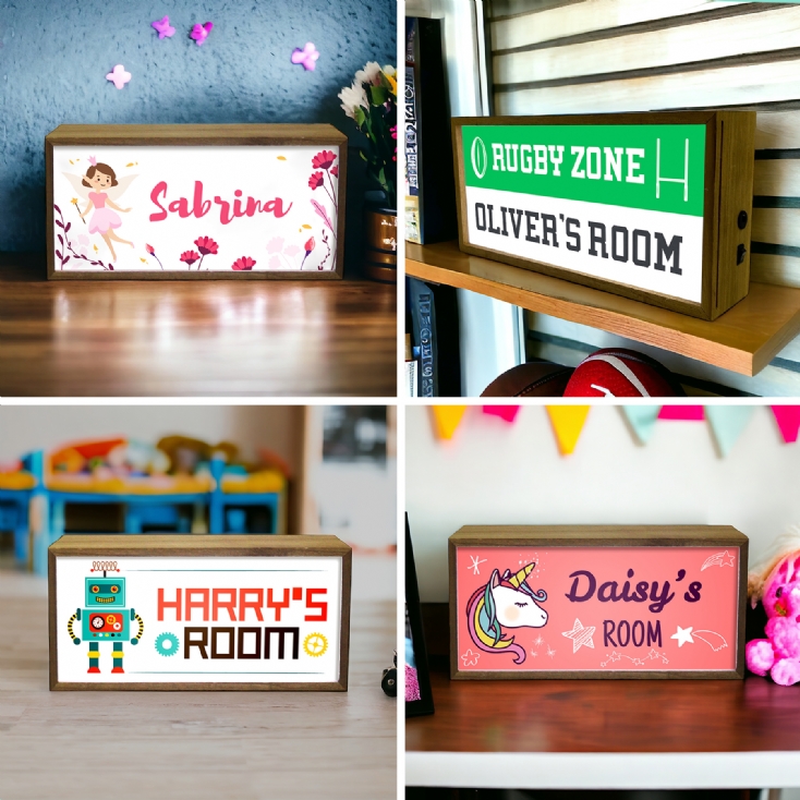 Personalised Light Boxes for Kids | Find Me A Gift