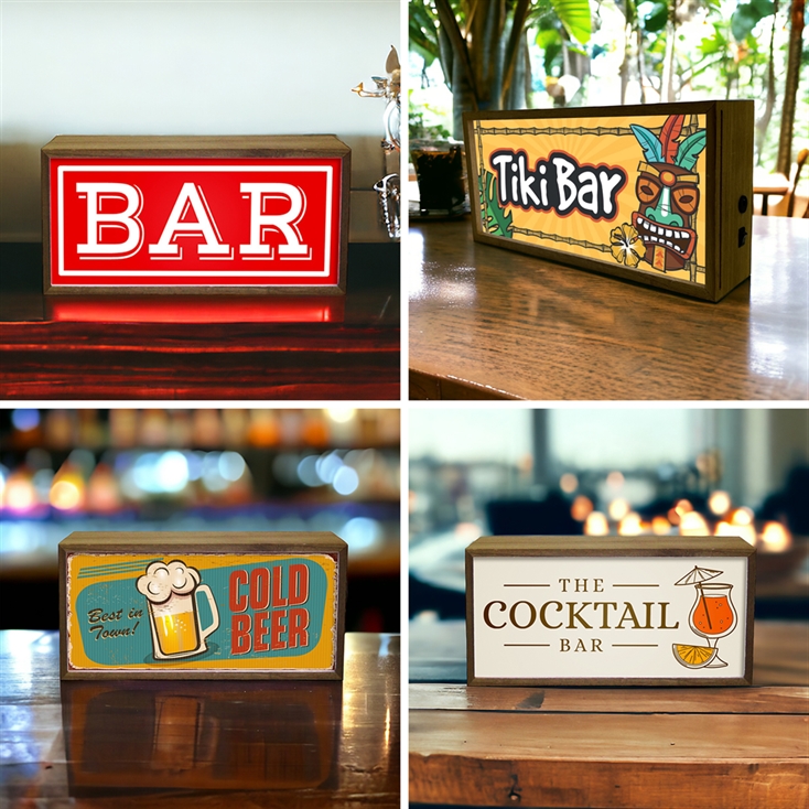 Cool Bar Light Boxes | Find Me A Gift