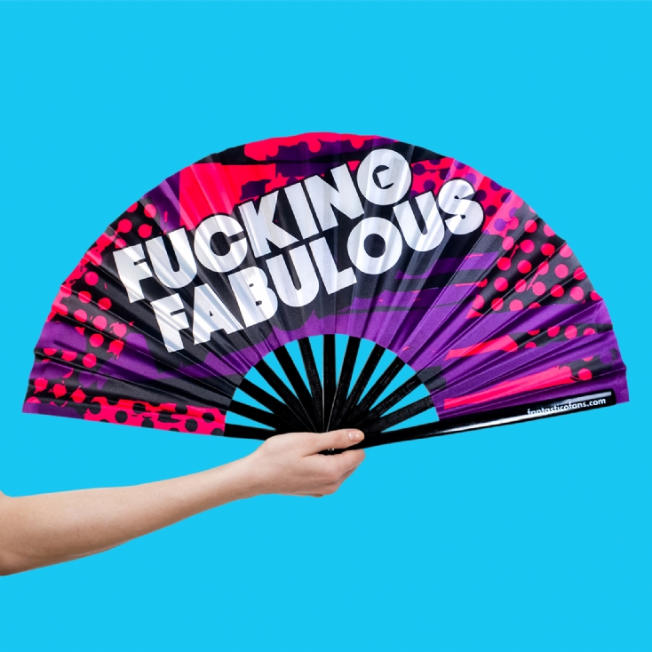 Fucking Fabulous Large Hand Fan | Find Me A Gift