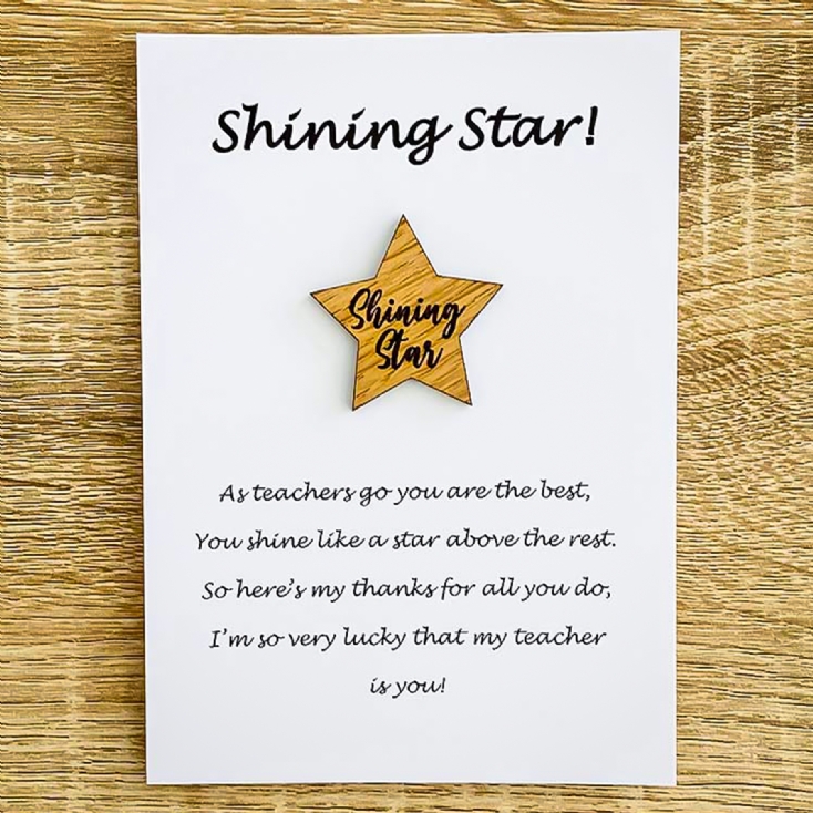 Shining Star Thank You Teacher Gift | Find Me A Gift