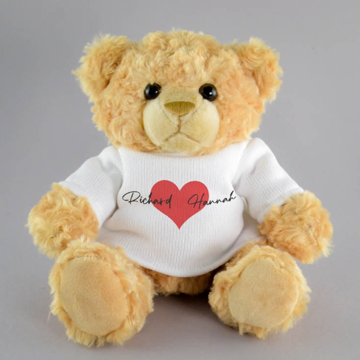 Love Heart Personalised Teddy Bear | Find Me A Gift