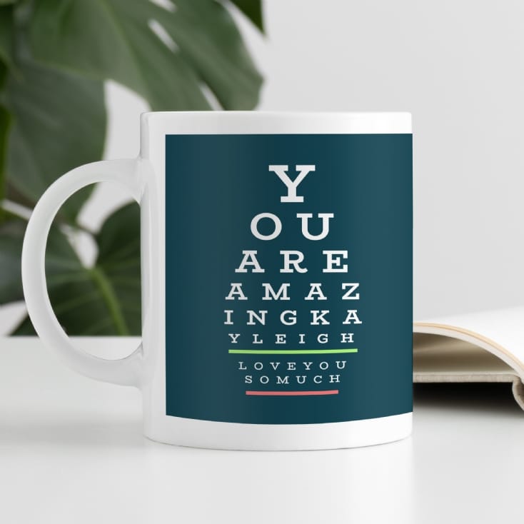 Personalised Eye Test Mug | Find Me A Gift