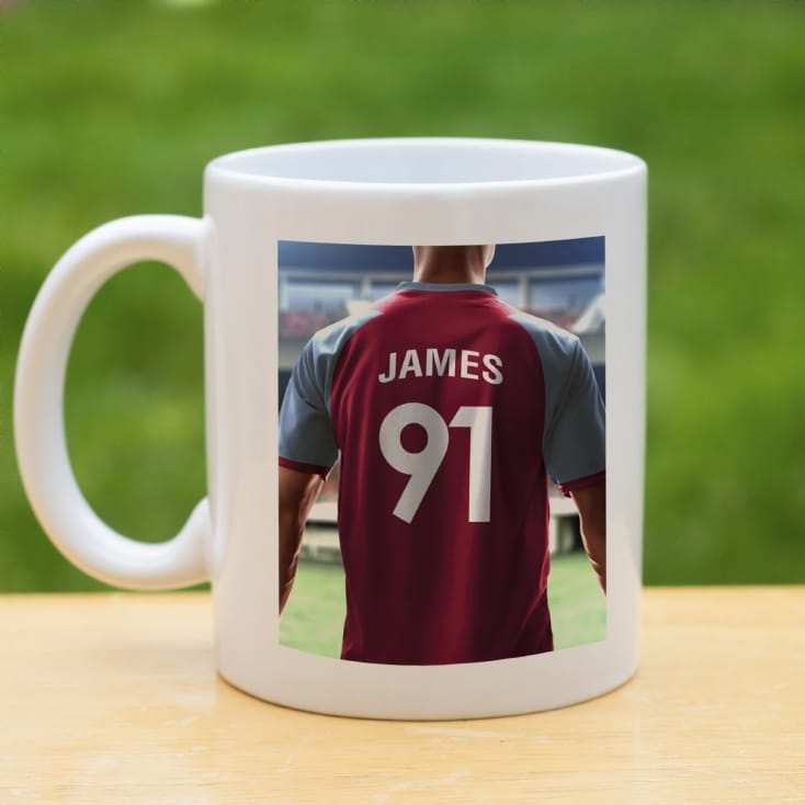 Personalised Football Shirt Mug | Find Me A Gift