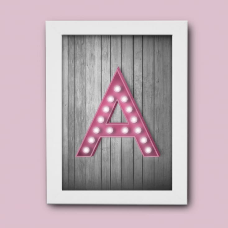 Marquee Letter Print | Find Me A Gift