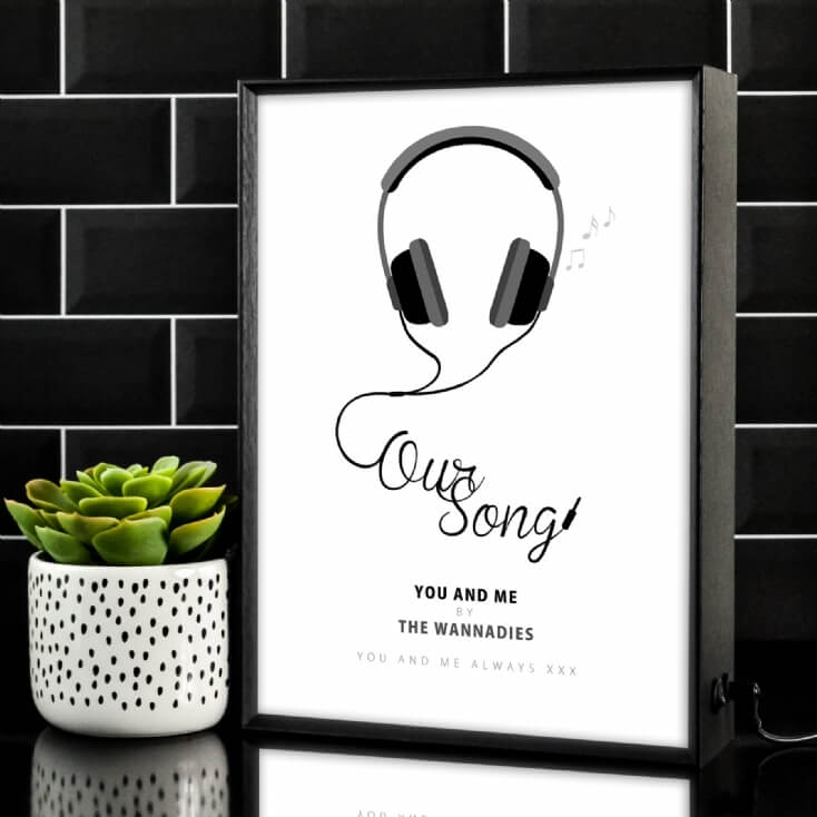 Our Song Personalised Light Box | Find Me A Gift