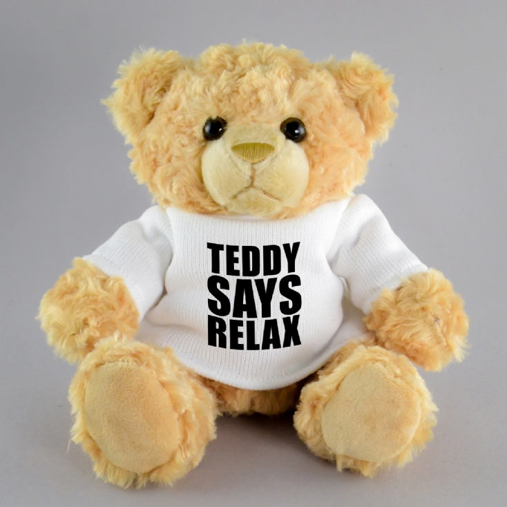 Teddy Says Relax Teddy Bear | Find Me A Gift