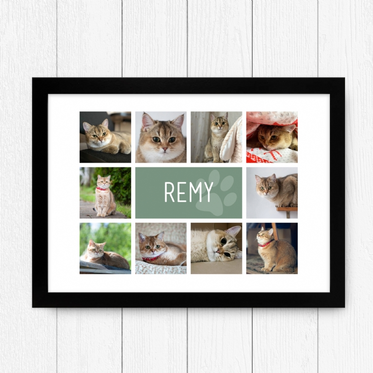 Personalised Cat Photo Collage Print | Find Me A Gift