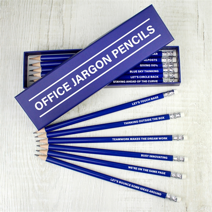 Office Jargon Boxed Pencil Sets | Find Me A Gift