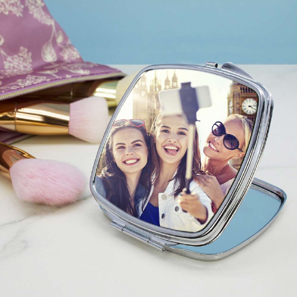 Personalised Photo Compact Mirror | Find Me A Gift