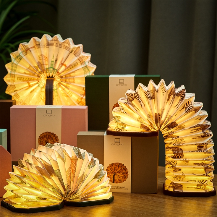 Velvet Accordian Lamps | Find Me A Gift
