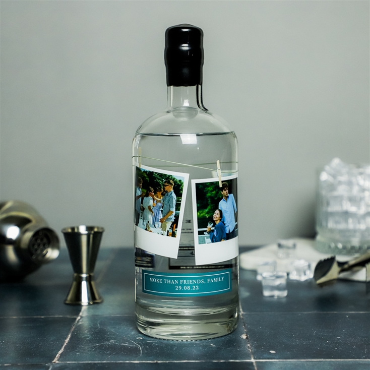 Personalised Photo Snapshot 75cl Vodka Bottle | Find Me A Gift