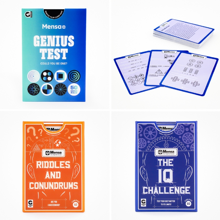 Mensa Card Puzzles and Challenges | Find Me A Gift