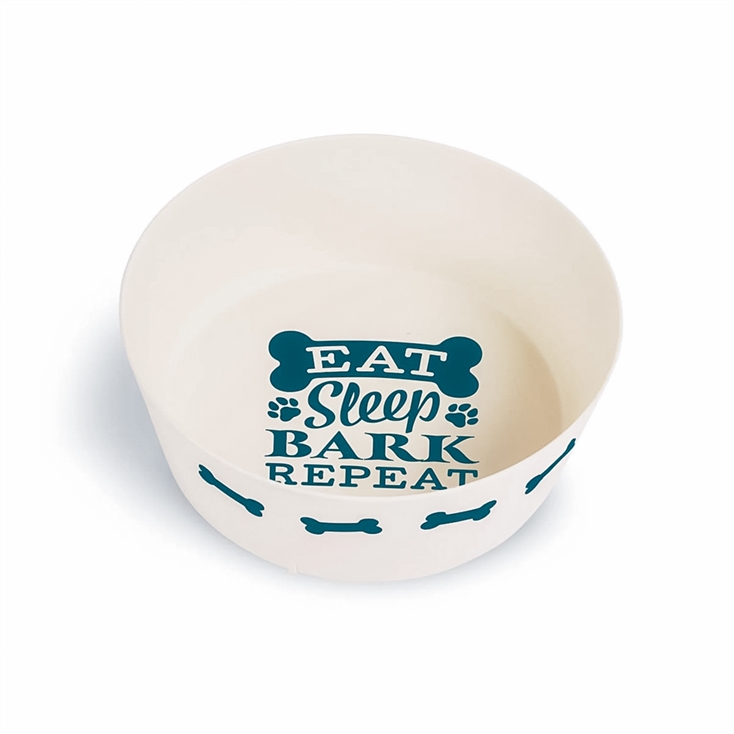 "Eat, Sleep, Bark, Repeat" Dog Bowl | Find Me A Gift
