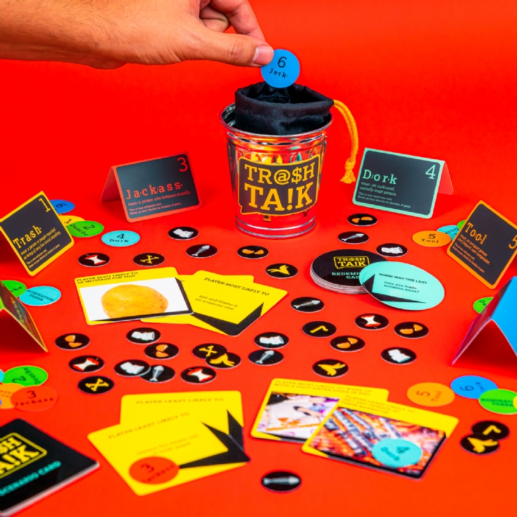 Trash Talk Game | Find Me A Gift Trash Talk Game | Find Me A Gift