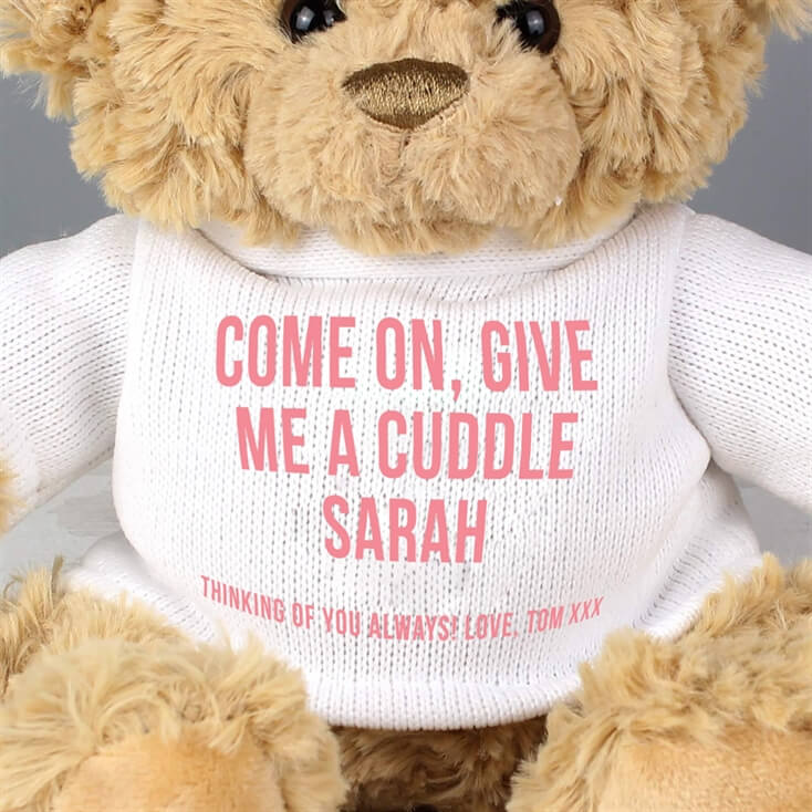 Personalised Hug and Cuddle Bears | Find Me A Gift