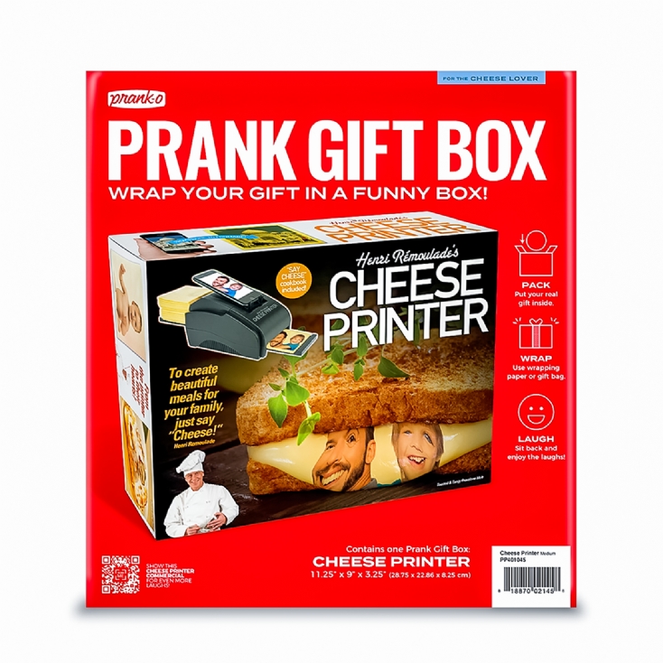 Cheese Printer Joke Gift Box | Find Me A Gift