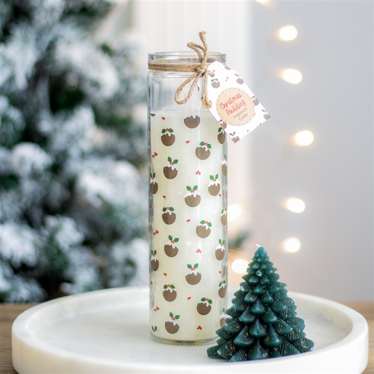 Christmas Pudding Scent Advent Tube Candle | Find Me A Gift