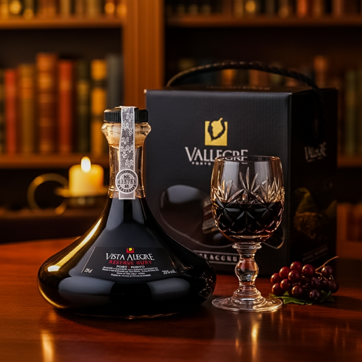Vista Alegre Reserve Ruby Port in Decanter | Find Me A Gift