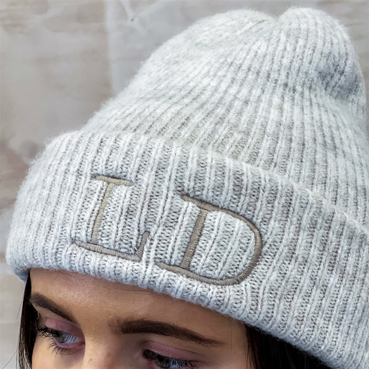 Personalised Initials Super Soft Beanie Hat | Find Me A Gift