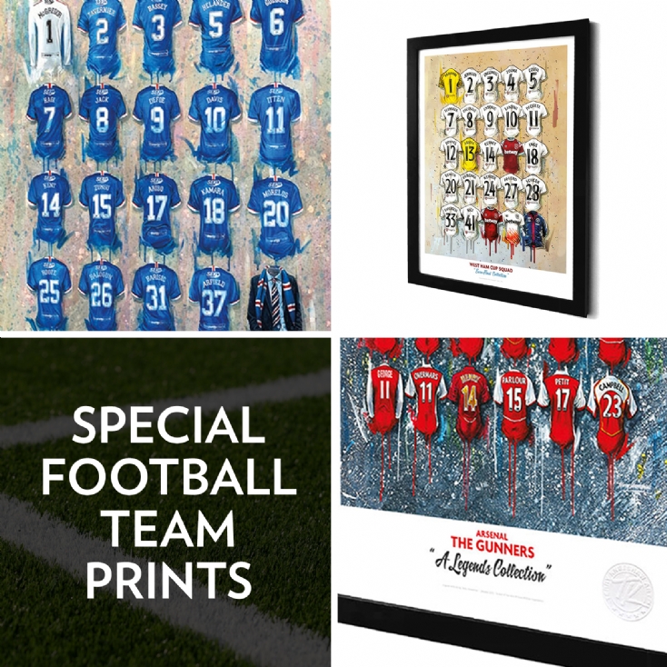 A3 Framed Special Football Team Prints | Find Me A Gift