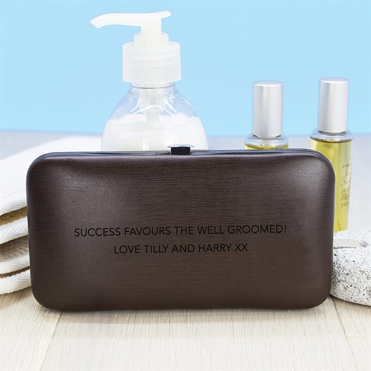 Personalised Men's 7 Piece Grooming Set | Find Me A Gift