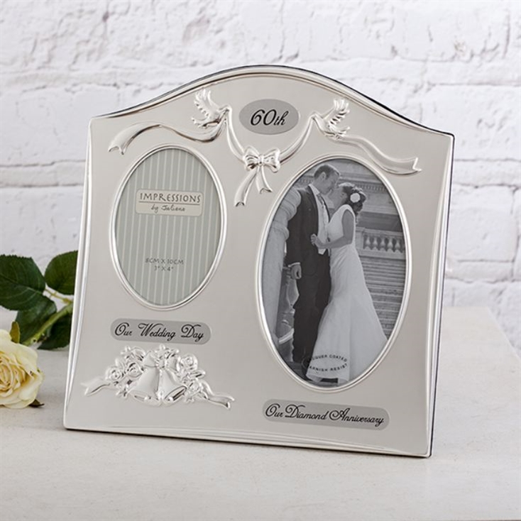 60th Anniversary Photo Frame | Find Me A Gift
