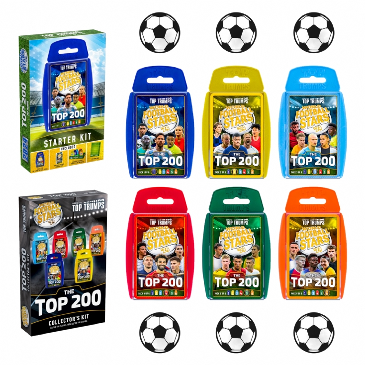 Top Trumps Top 200 Football Stars Card Games | Find Me A Gift
