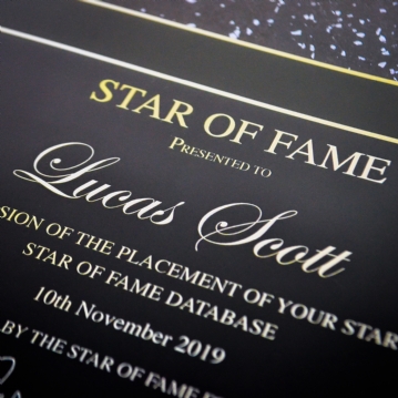 Personalised Star of Fame | Find Me A Gift