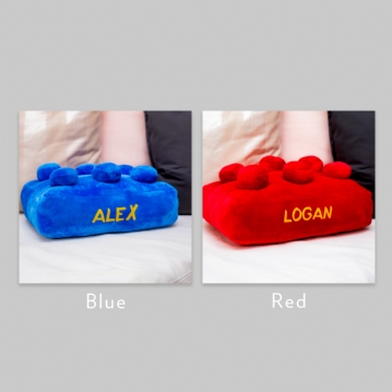 Personalised Building Brick Cushions | Find Me A Gift
