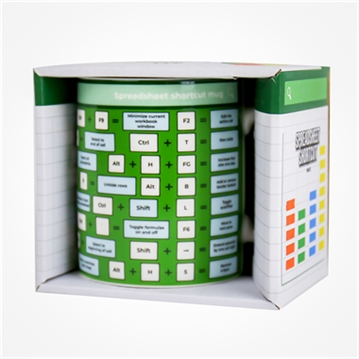 Spreadsheet Shortcut Mug | Find Me A Gift