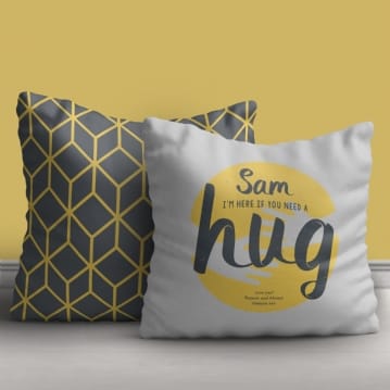 Personalised Hug Cushion | Find Me A Gift