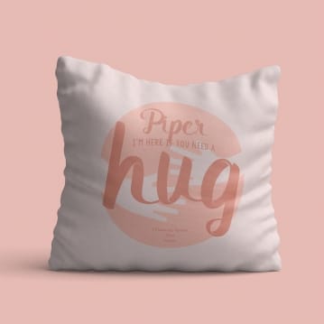 Personalised Hug Cushion | Find Me A Gift